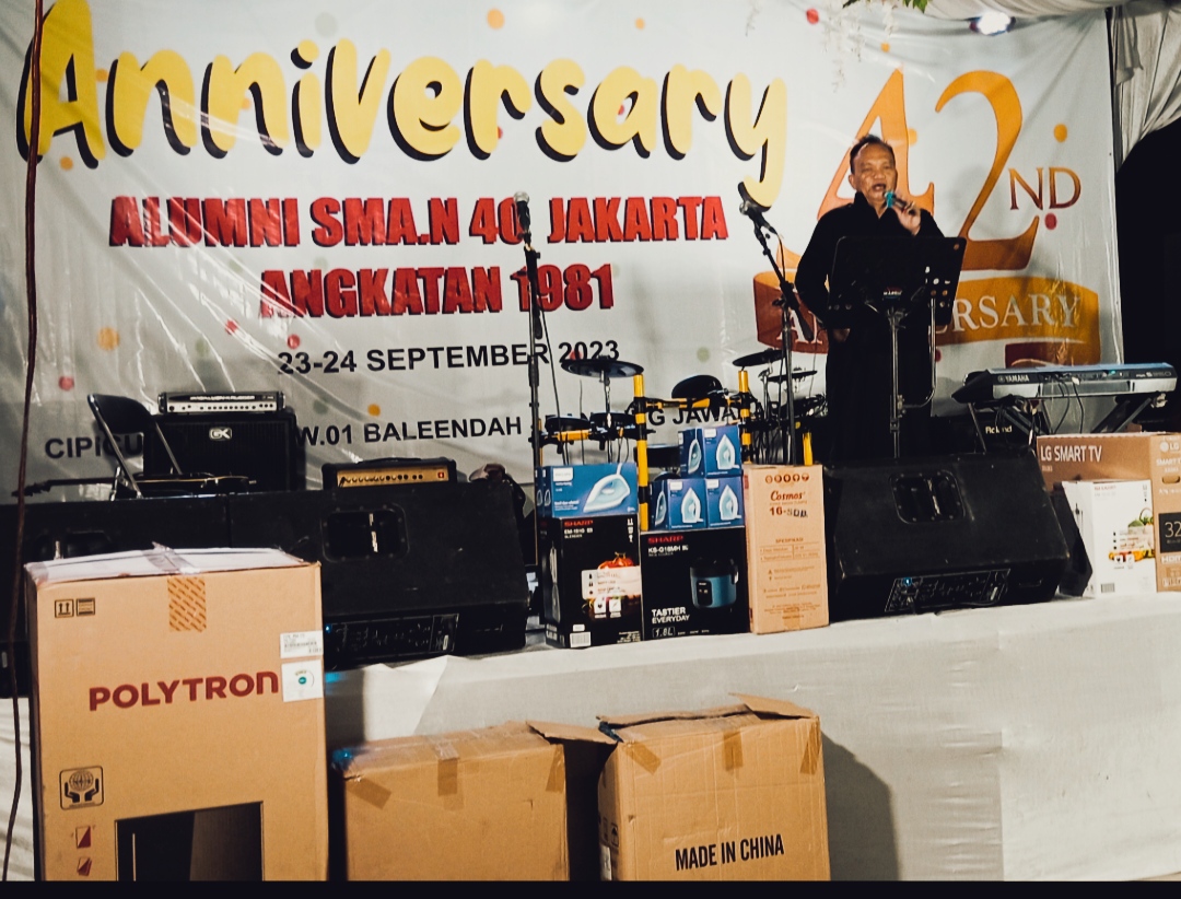 Puncak Perayaan HUT ke 42 Alumni SMAN 40 Jakarta Angkatan 81 Digelar di ...